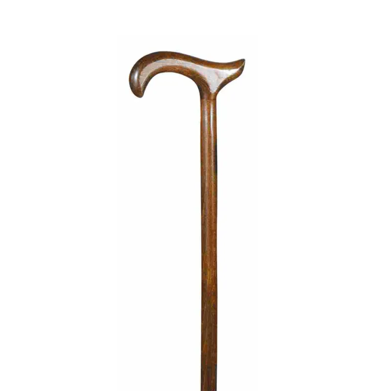 Classic Canes Gents Brown Beech Derby Walking Stick