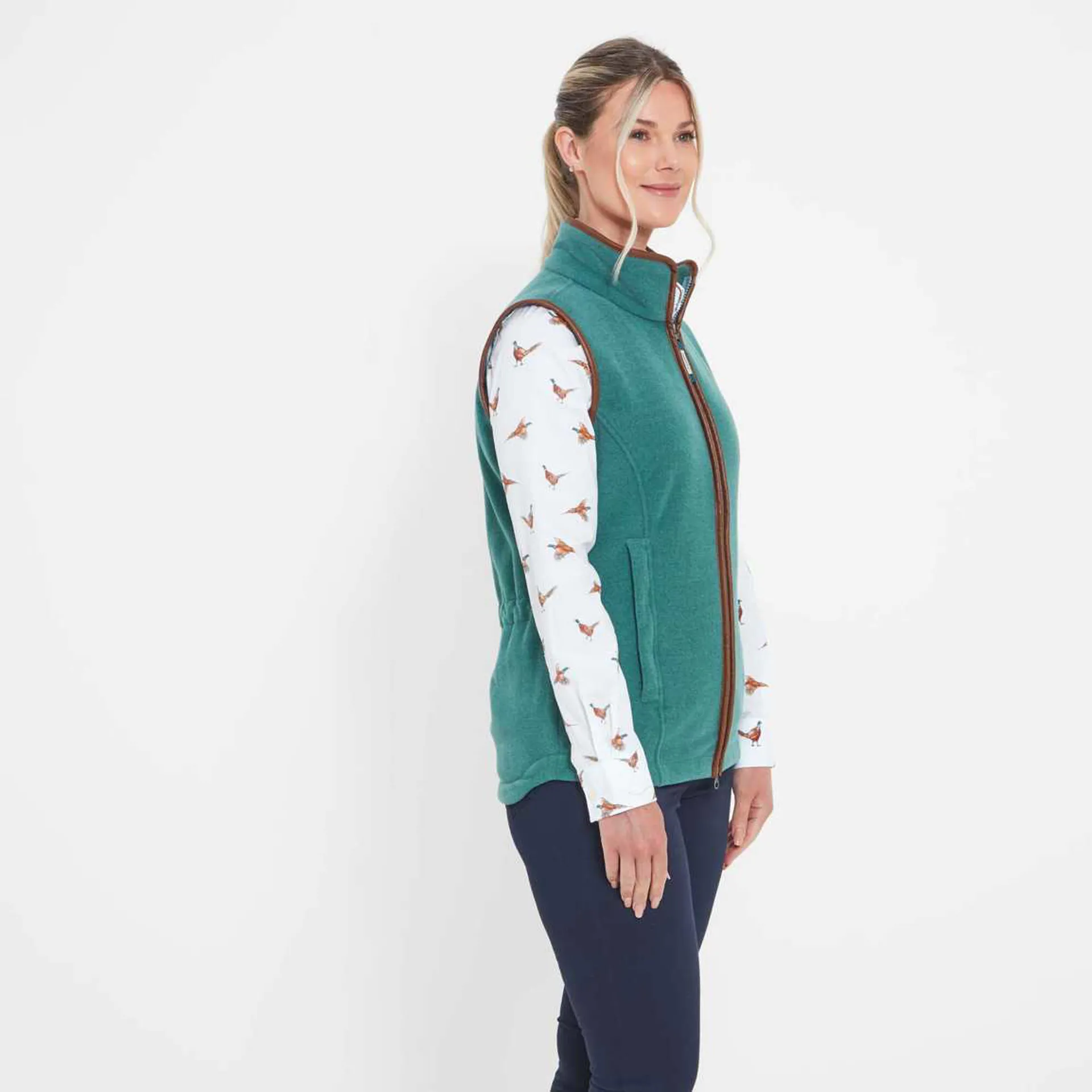 Schoffel Women's Lyndon Fleece Gilet - Duck Egg