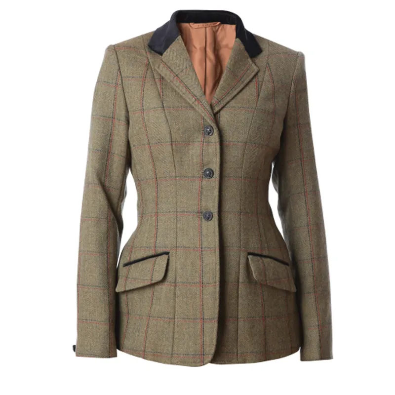 Equetech Ladies Launton Deluxe Tweed Riding Jacket