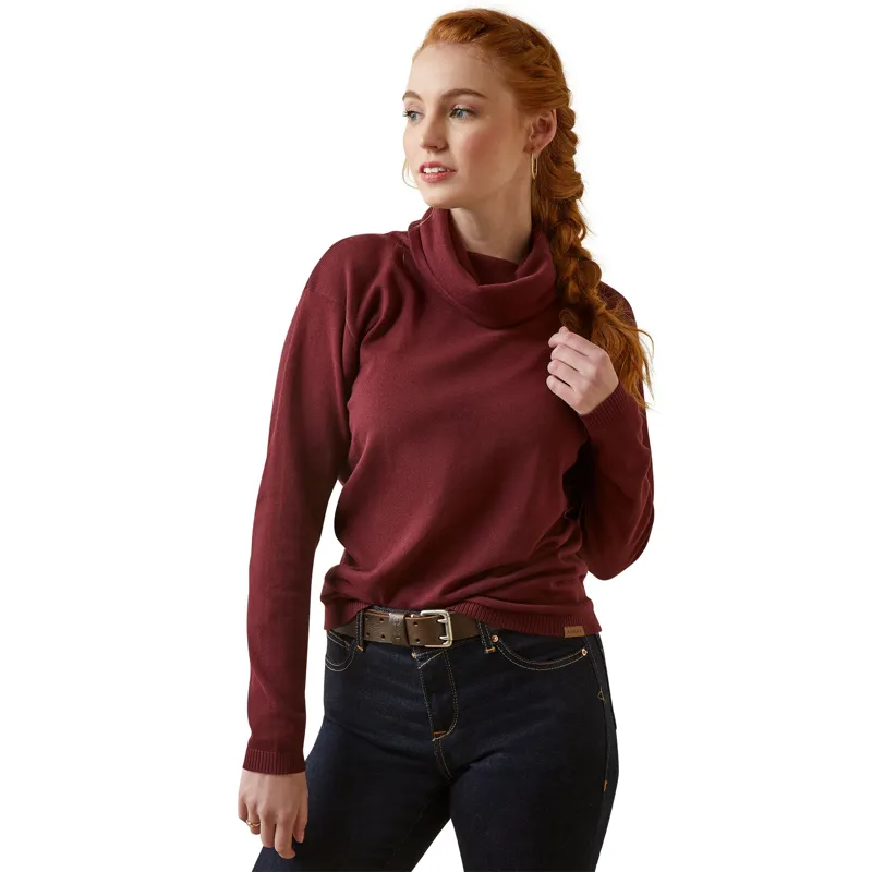 Ariat Ladies Lexi Sweater Tawny Port