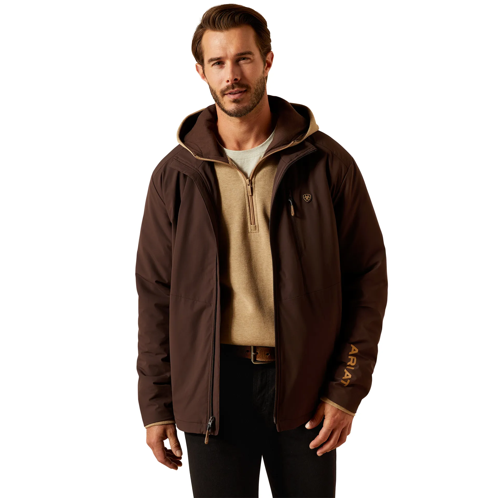 Ariat Mens Rion Stretch Shell Insulated Jacket - Java