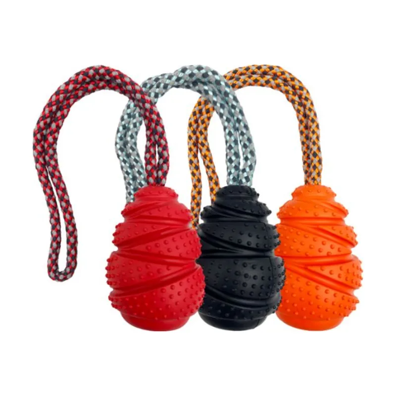 Hem and Boo TPR Cone Toy with Rope
