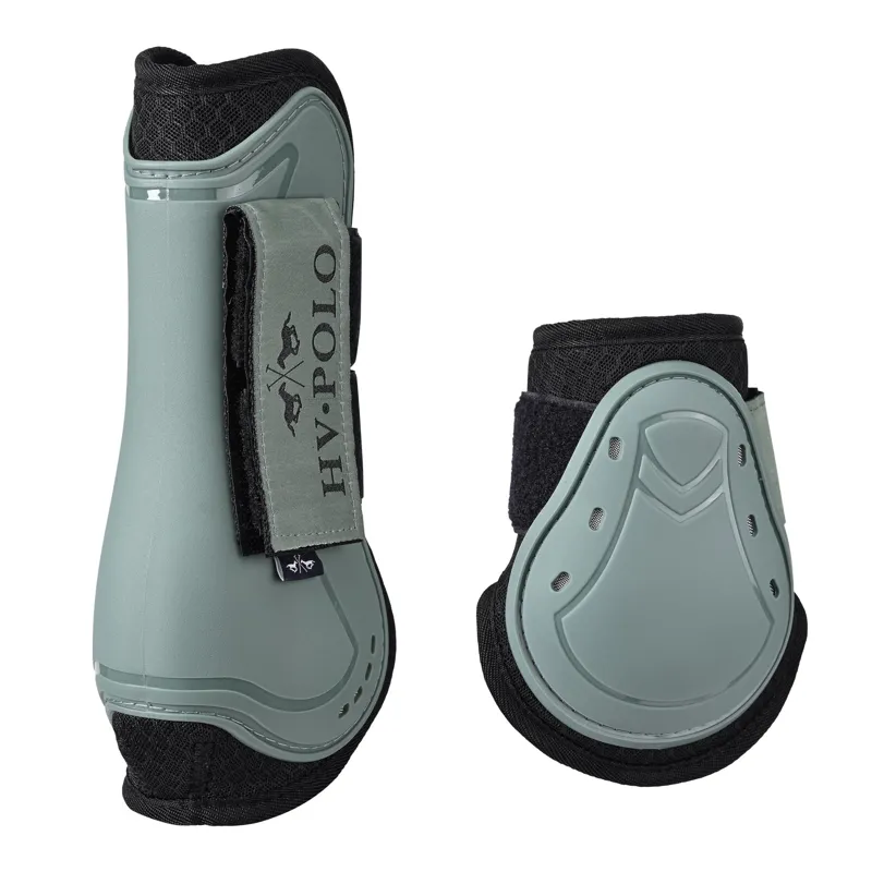 HV Polo Classic Tendon and Fetlock Boot Set - Greenery