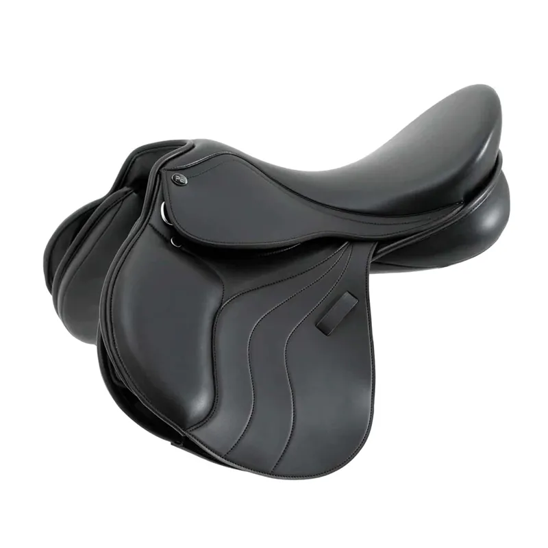 Premier Equine Foxhill Pony Synthetic General Purpose/Jump Saddle - Black