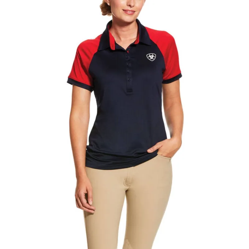 Ariat Ladies Team Polo - Navy