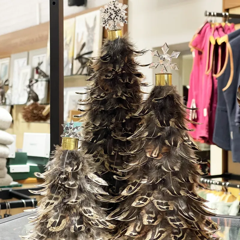Spent Shells Hen Feather Christmas Tree