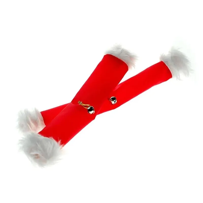 Showquest Christmas Rein Sleeves - Pair With Bells